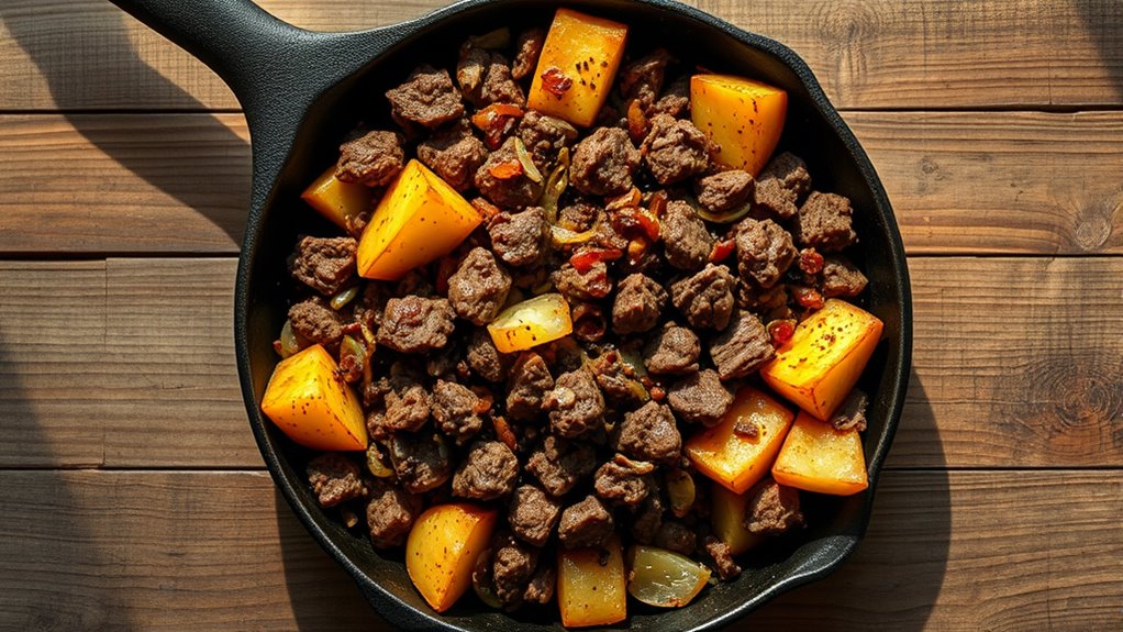 Ground Beef And Potatoes Recipe - Tasteful Twists