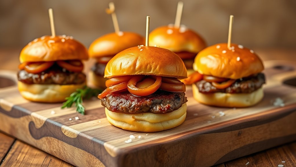 Mini Sliders Recipe - Tasteful Twists