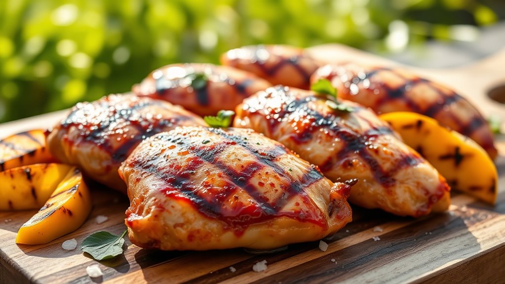 Grilled Mango Chicken Recipe - Tasteful Twists