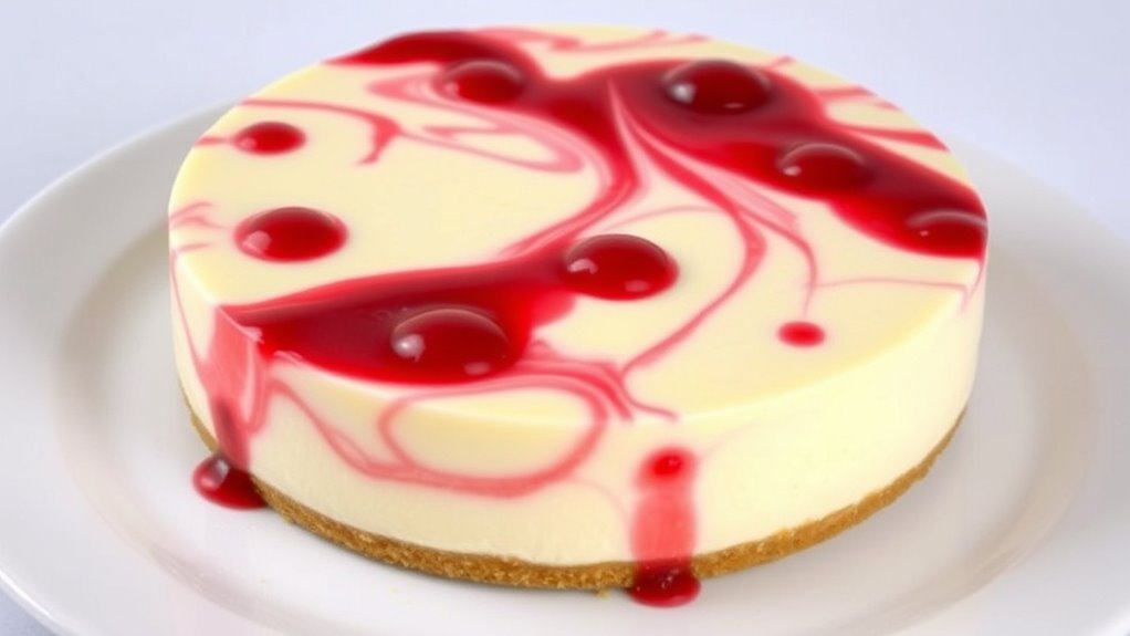 Delicious Lemon Raspberry Swirl Cheesecake Recipe - Tasteful Twists