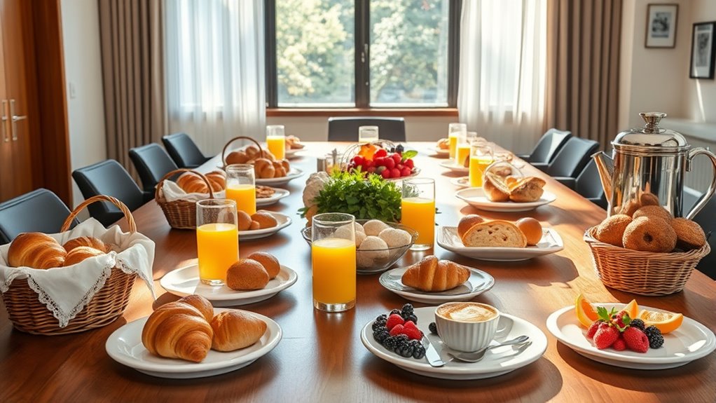 7 Breakfast Ideas For Morning Meetings - Tasteful Twists
