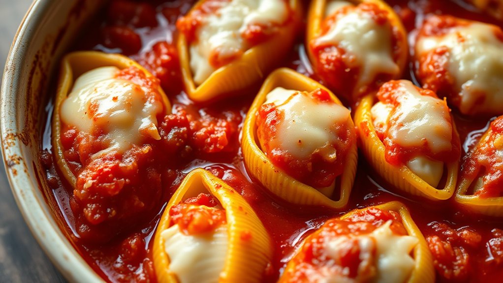 Baked Stuffed Shells Recipe - Tasteful Twists